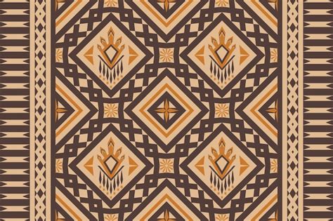 Premium Vector Colorful Geometric Ethnic Seamless Pattern Design For Wallpaper Background