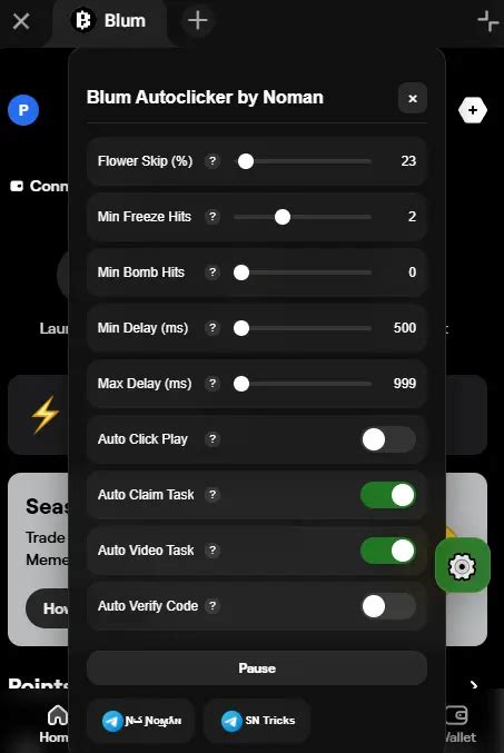 Blum Auto Clicker Christmas Version Updated Script Sntrickscom