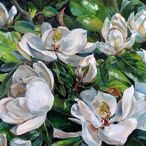 Original Magnolia Artwork Etsy