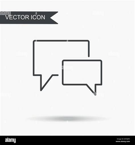 Modern And Simple Vector Illustration Of Two Dialog Boxes Flat Image