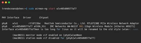 enable monitor mode kali linux posetke