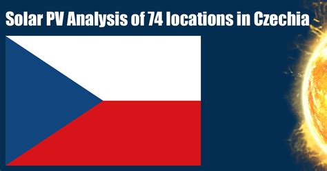Solar Pv Potential In Czechia By Location Solar Pv Consulting And Software