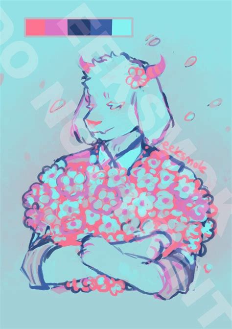 Undertale Asriel A Art Print Etsy