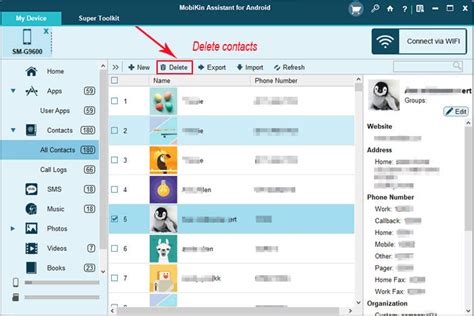 Mobikin Assistant For Android Backup Restore Edit And Manage Data On Android Device