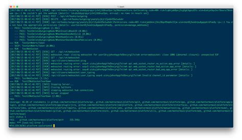 error when running make test troubleshooting mattermost discussion