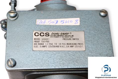 ccs 646ge1 pressure switch platinum international