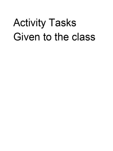 Ict 7 Compiled Activity Tasks Pdf Personal Computers Computer