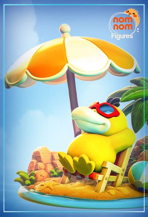 Chibi Psyduck Pokemon 3d Printed Model Nomnom Figures Etsy Uk