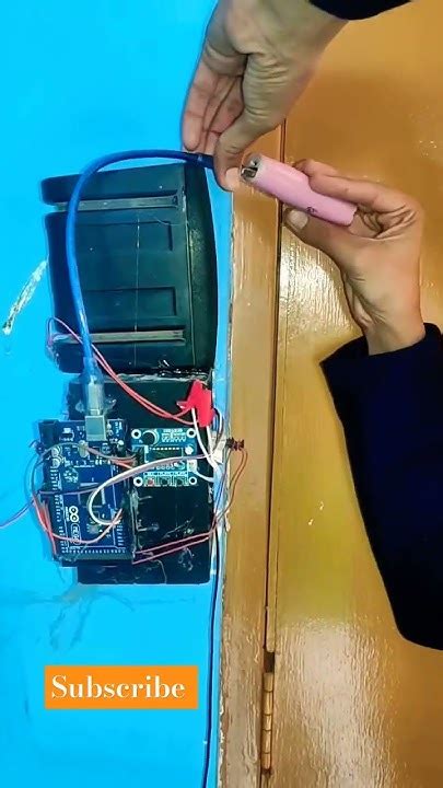 Welcome Massage Using Arduino Ultrasonic Sensor Project Arduino Programming Science Lab