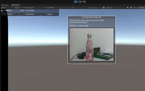 image visualization issue using visualization package unity engine