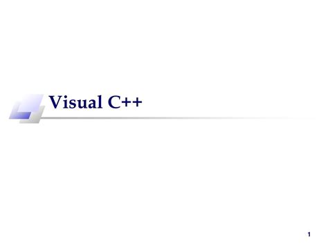 PPT Visual C PowerPoint Presentation Free Download ID