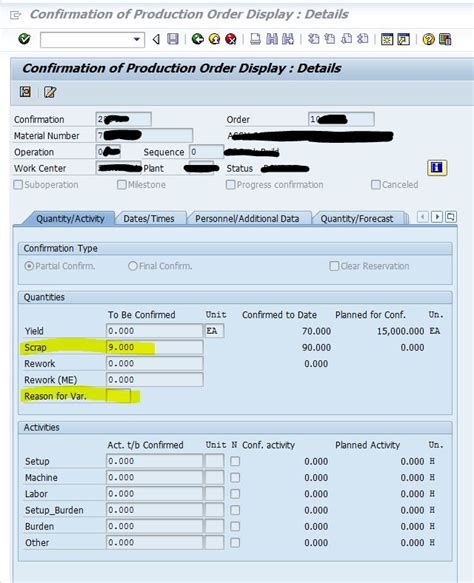 Solved Scrap Code In Sap Me Sap Community