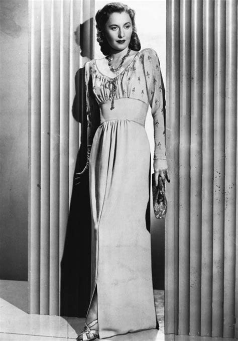 Barbara Stanwyck My Reputation 1946 Gown By Edith Head Vintage
