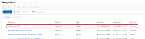 Manage Flows — Prompt Flow Documentation