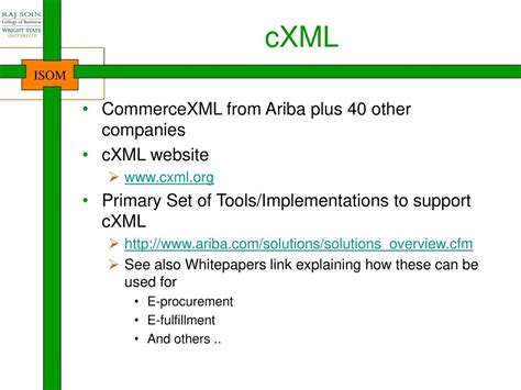 Standards In Information Management Xml Ppt Download