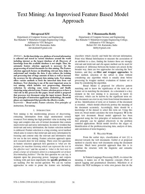 text mining an improvised feature based pdf applied mathematics