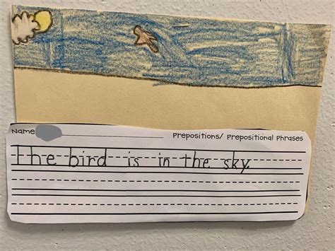 Prepositional Phrase Anchor Chart