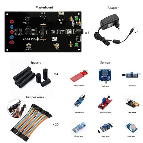 Masterboard 11 In 1 Diy Stem Sensor Kit For Learning Shape Rectangle At Rs 2999 Piece In Nanded