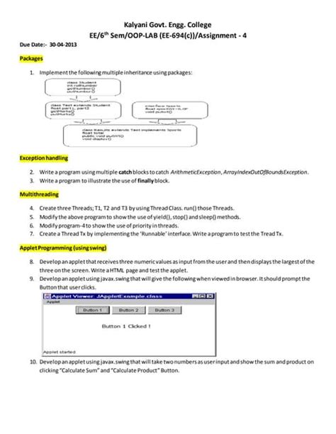 Ee Java Lab Assignment 4 Docx