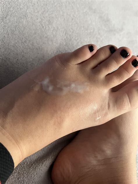 I Cum Instantly When You Cum On My Feet And I Feel It Hot Rcei