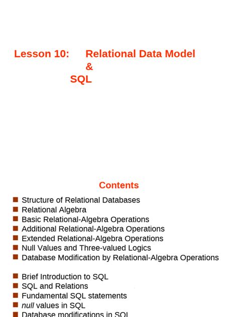 relational algebra pdf relational model data model