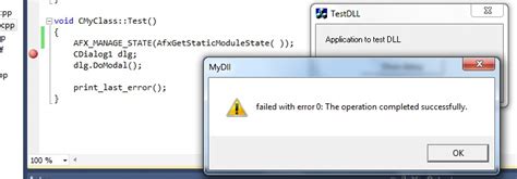 Showing Dialog In Dll