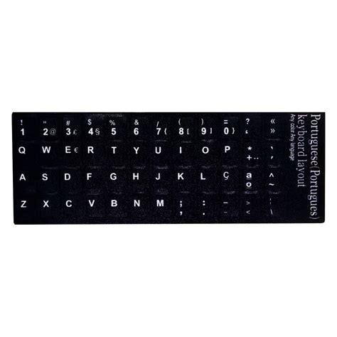 Keyboard Sticker Protective Non Marking Universal Multiple Language Frosted Keyboard Decal