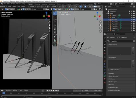 Beautiful Fork Render D Render Digital Art By Signature Studio