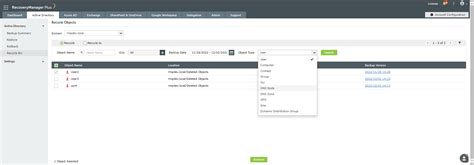 Restauração De Usuário Do Ad Com O Powershell Manageengine