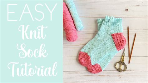Erica S Easy Knit Sock Tutorial Beginner Friendly Confessions Of A Homebabeer