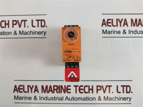 Syrelec Bcr F Timer Delay Relay Aeliya Marine