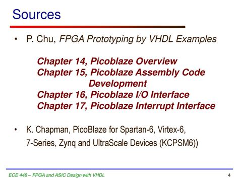 ece 448 lab 6 using picoblaze fast sorting class exercise ppt download