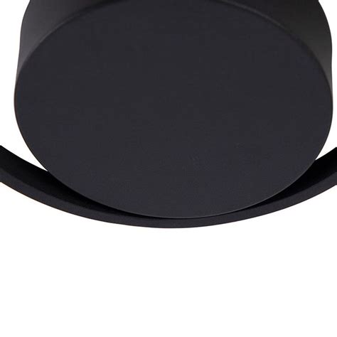 Дизайнерска таванна лампа черна с Led 3 степенна димируема Krula Lampiisvetlina