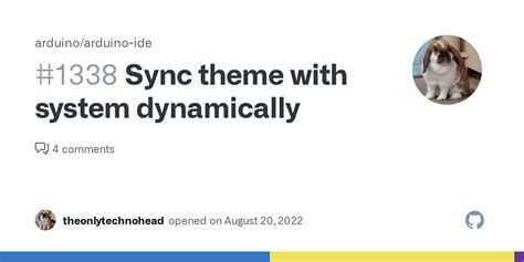 sync theme with system dynamically · issue 1338 · arduino arduino ide · github