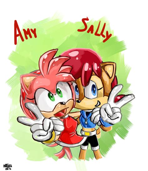 Amy And Sally By Mad Ina On Deviantart
