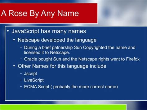 Javascript Introduction Ppt