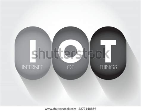 iot internet things physical objects that stock vector royalty free
