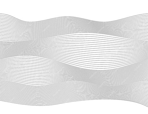 Premium Vector Wave Design Element Many Parallel Lines Wavy Form03