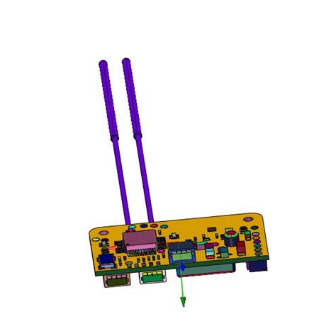 富斯fs x6b航模遥控器接收机 step 模型图纸下载 懒石网
