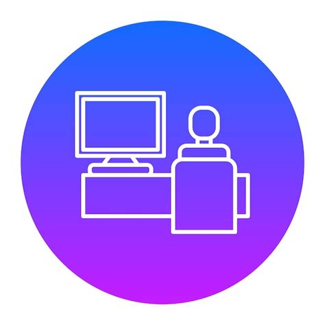 Premium Vector Workspace Vector Illustration