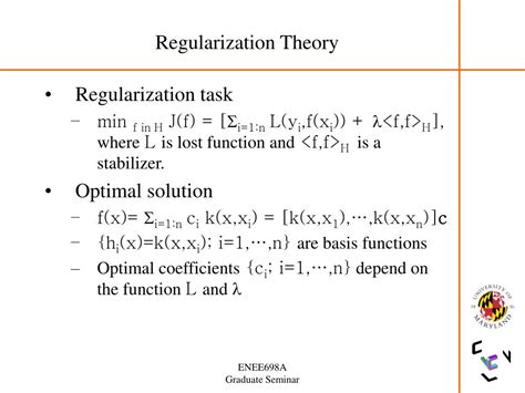 Ppt Reproducing Kernel Hilbert Space Rkhs Regularization Theory And Kernel Methods