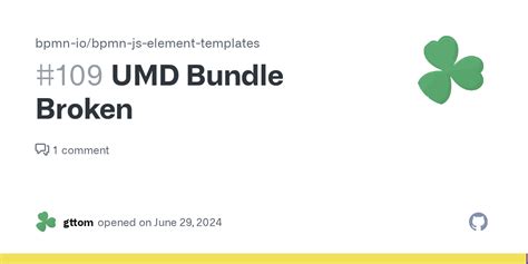 Umd Bundle Broken · Issue 109 · Bpmn Io Bpmn Js Element Templates · Github