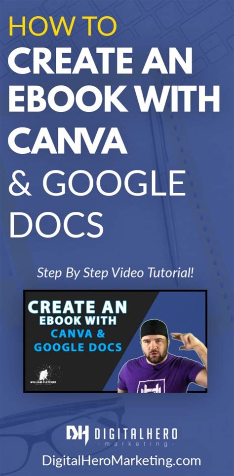 How To Create An Ebook With Canva Google Docs Canva Tutorial