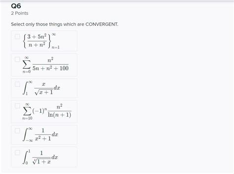solved q6 2 points select only those things which are
