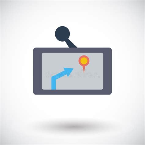 GPS Navigator Icon Stock Vector Illustration Of Abstract