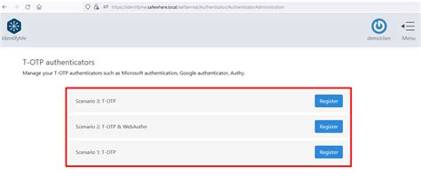 manage authenticators