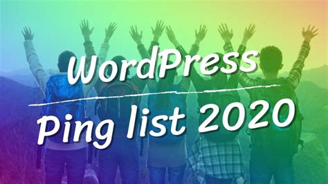 wordpress ping site update 2022 okdeee