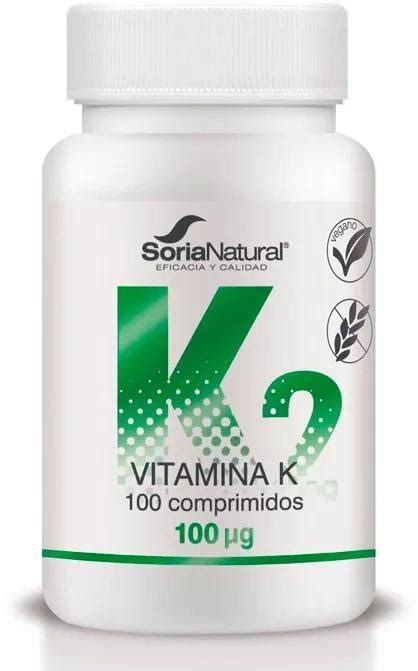 Soria Natural Vitamina K Liberación Sostenida 100 Comprimidos Atida