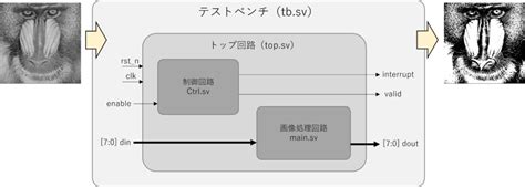 Systemveilog|画像処理回路とテストベンチ タナビボ Systemveilog|画像処理回路とテストベンチ タナビボ