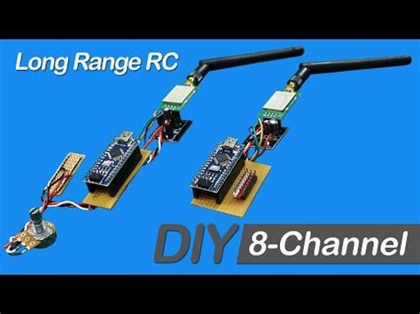 Making A Long Range Remote Control DIY 1 To 8 Channel Arduino RC PART 1 YouTube Arduino